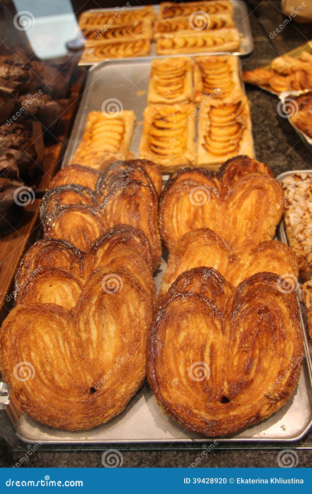 Bakery Products from Puff Pastry Stock Photo - Image of bakery ...