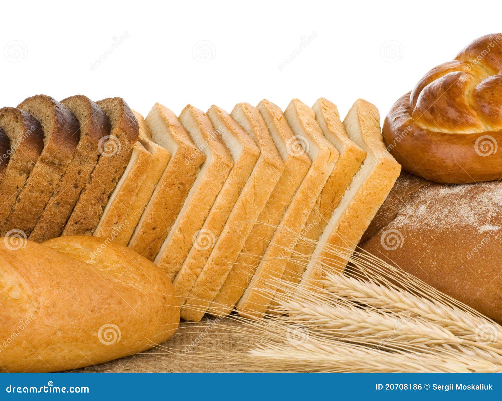 Bakery products and wheat stock photo. Image of closeup - 20708186