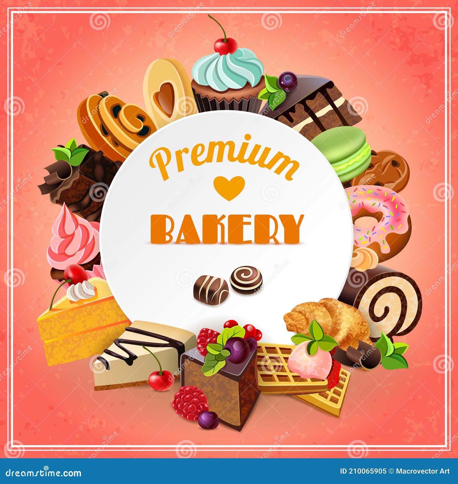 Bakery Promo Poster stock vector. Illustration of delicious - 210065905