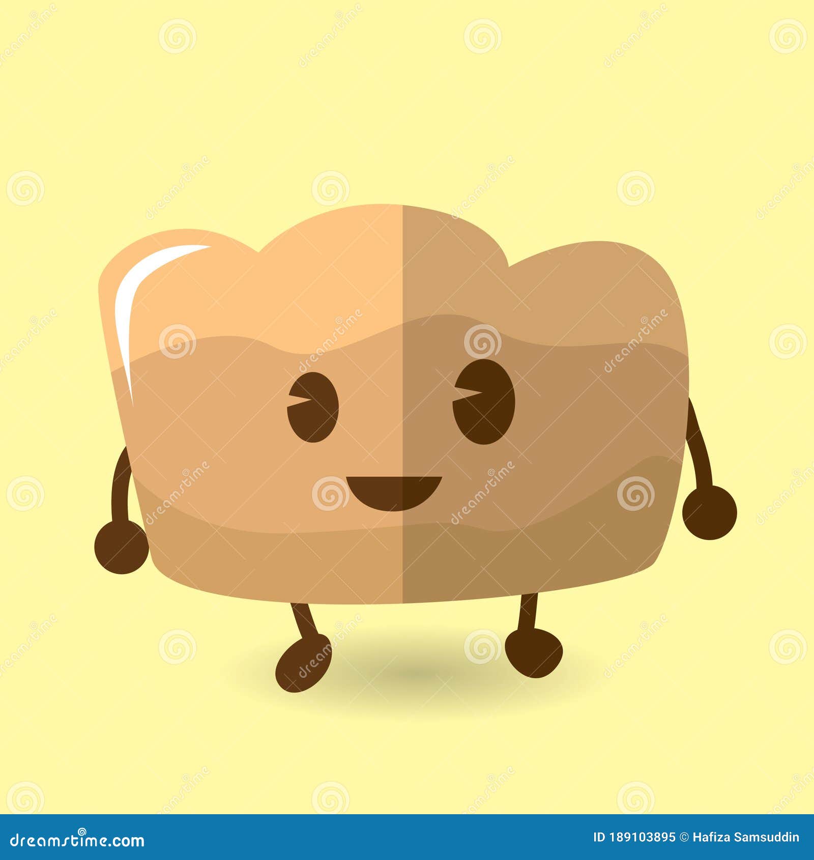 Bakery Puff. Vector Illustration Decorative Design Stock Vector ...