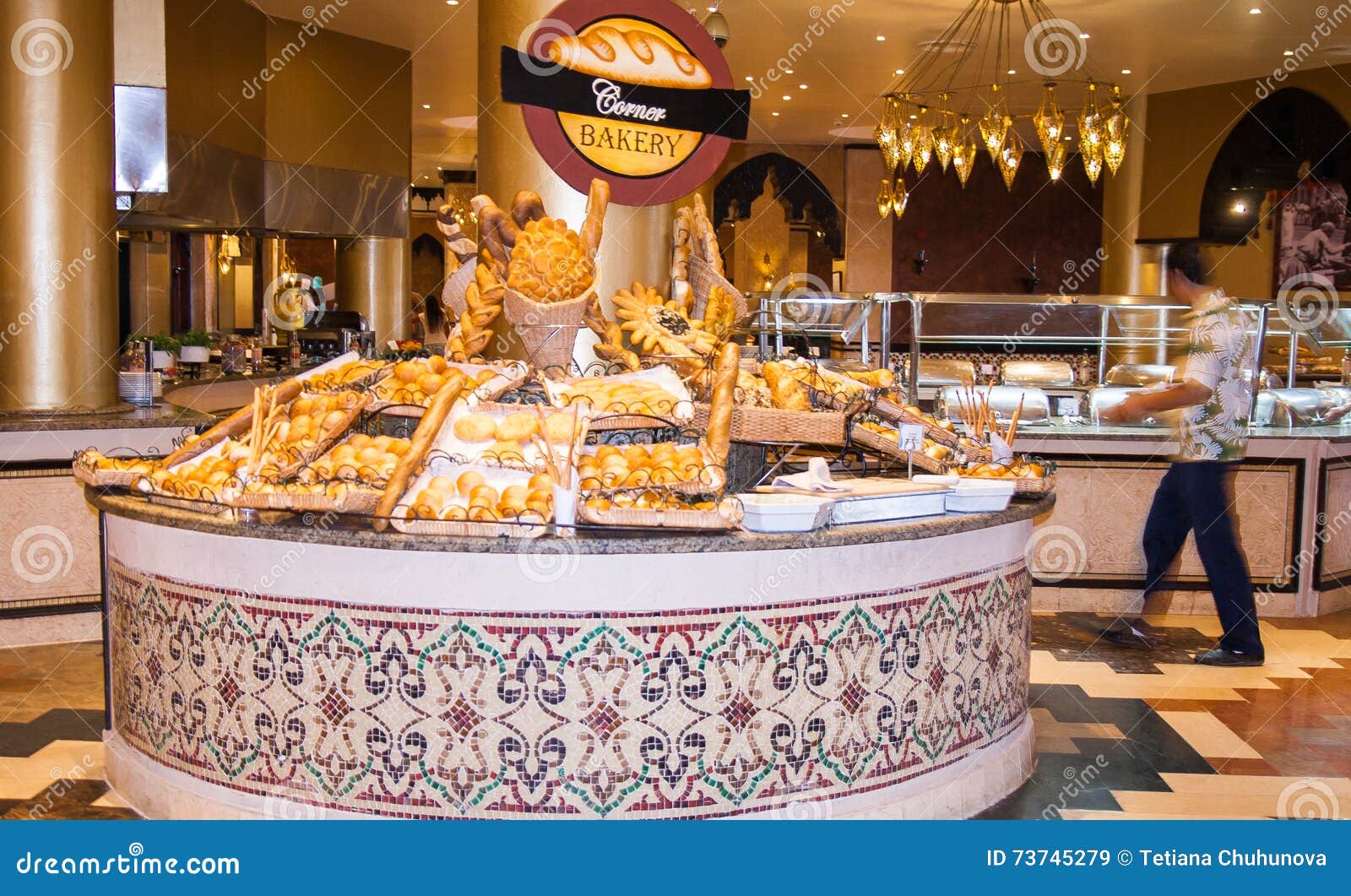 Bakery Restaurant in All Inclusive in Egypt Editorial Stock Image ...