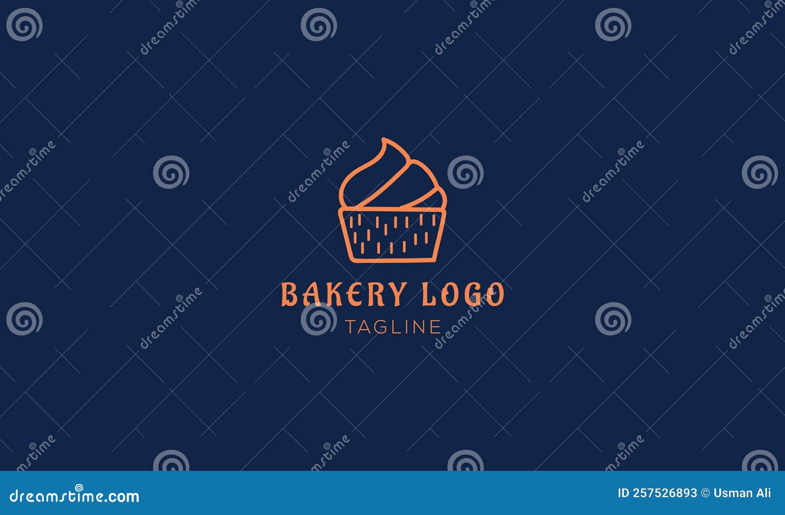 Bakery Restaurant Logo Vector Template, Minimal Restaurant Logo Stock Illustration ...