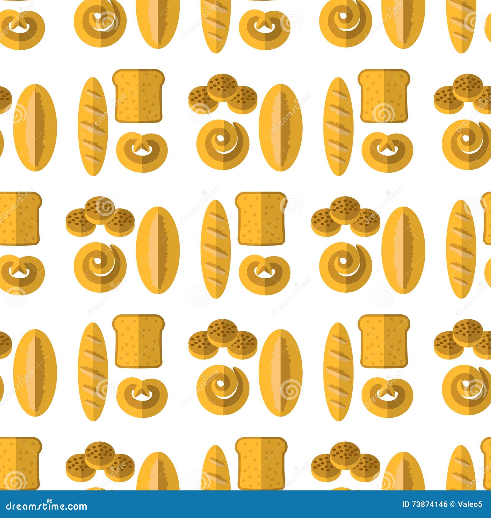 Bakery Seamless Pattern. stock vector. Illustration of carbohydrates ...