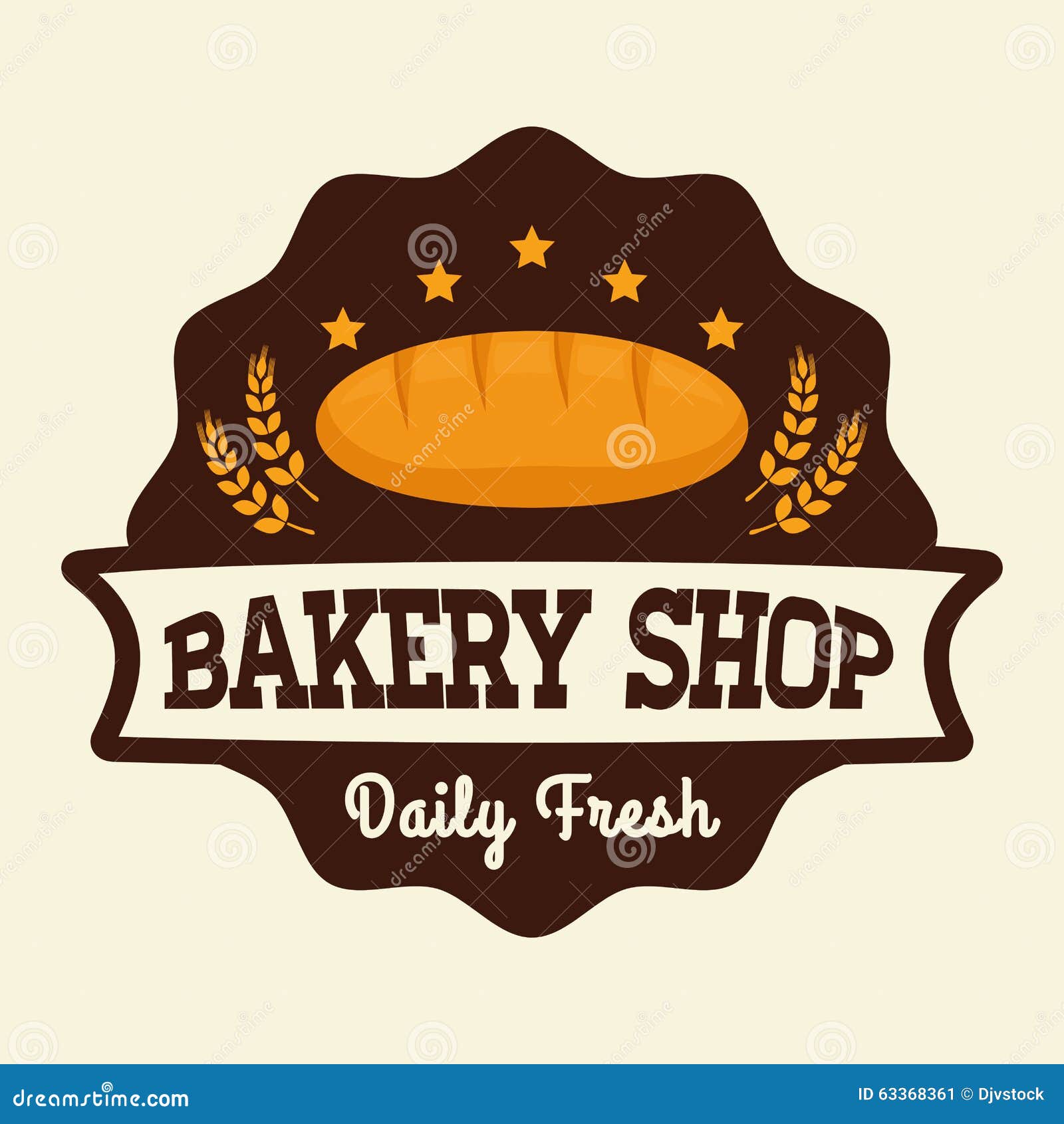 Bakery shop advert stock vector. Illustration of taste - 63368361