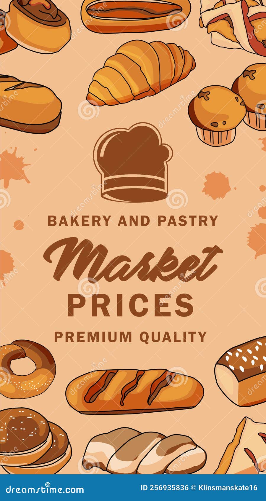 Bakery Shop Banner and Poster Template Design Stock Vector ...