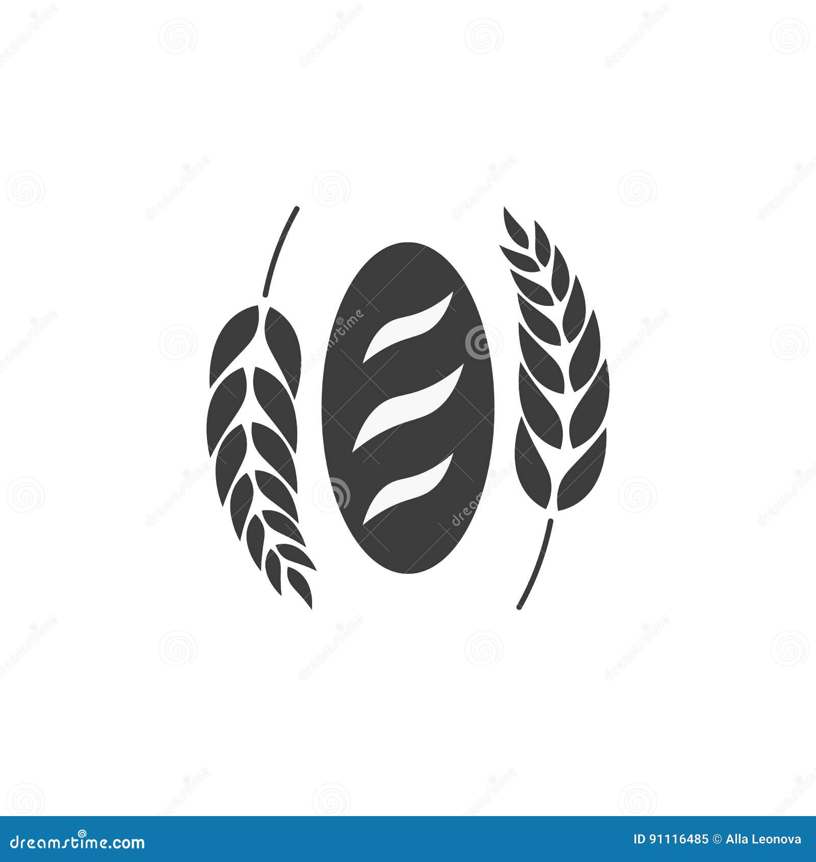 Bakery Shop Emblem, Labels, Logo and Design Elements. Fresh Bread Loaf ...
