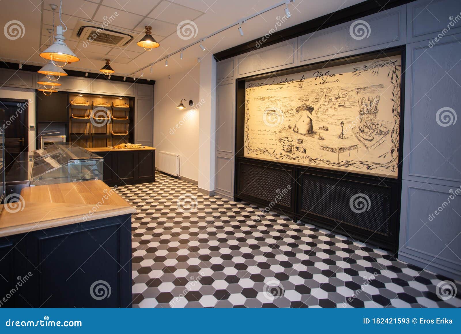 Bakery shop interior stock image. Image of shop, pandemic - 182421593