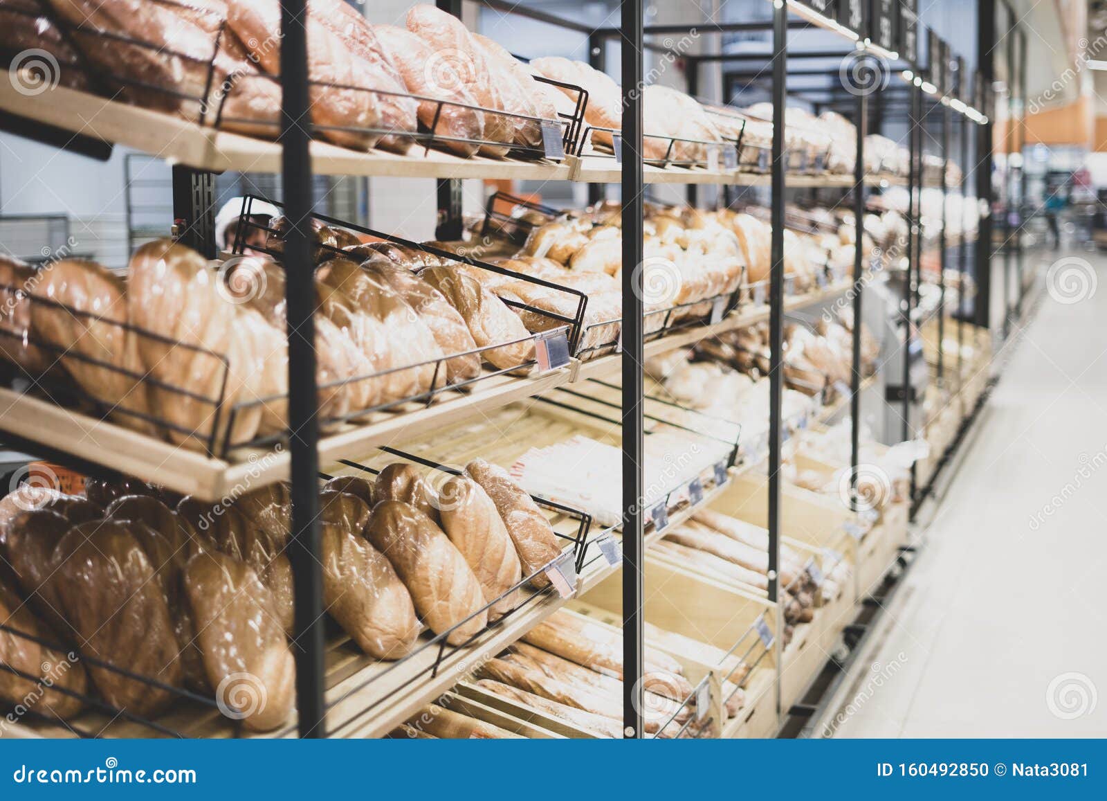 Bakery Showcase With Puff Pastry Stock Image | CartoonDealer.com #168444349