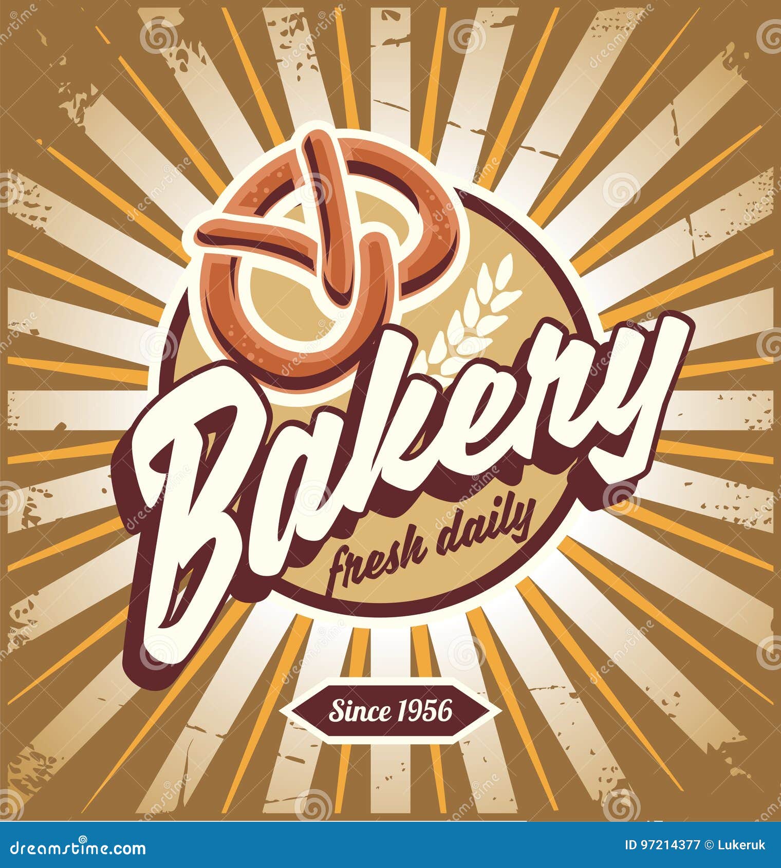 Bakery sign stock vector. Illustration of design, advertisement - 97214377