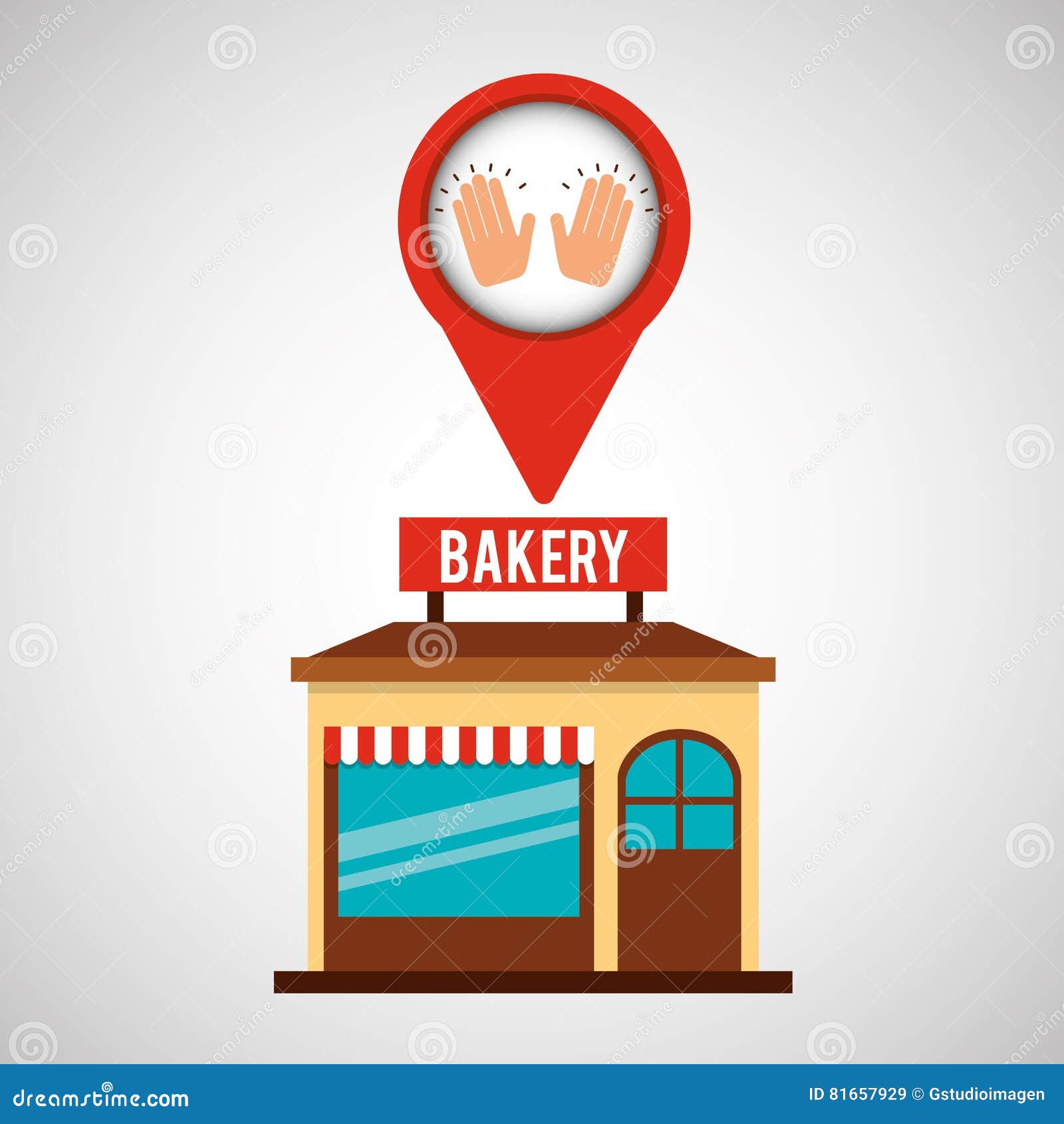 Bakery store cooker hands stock vector. Illustration of chef - 81657929