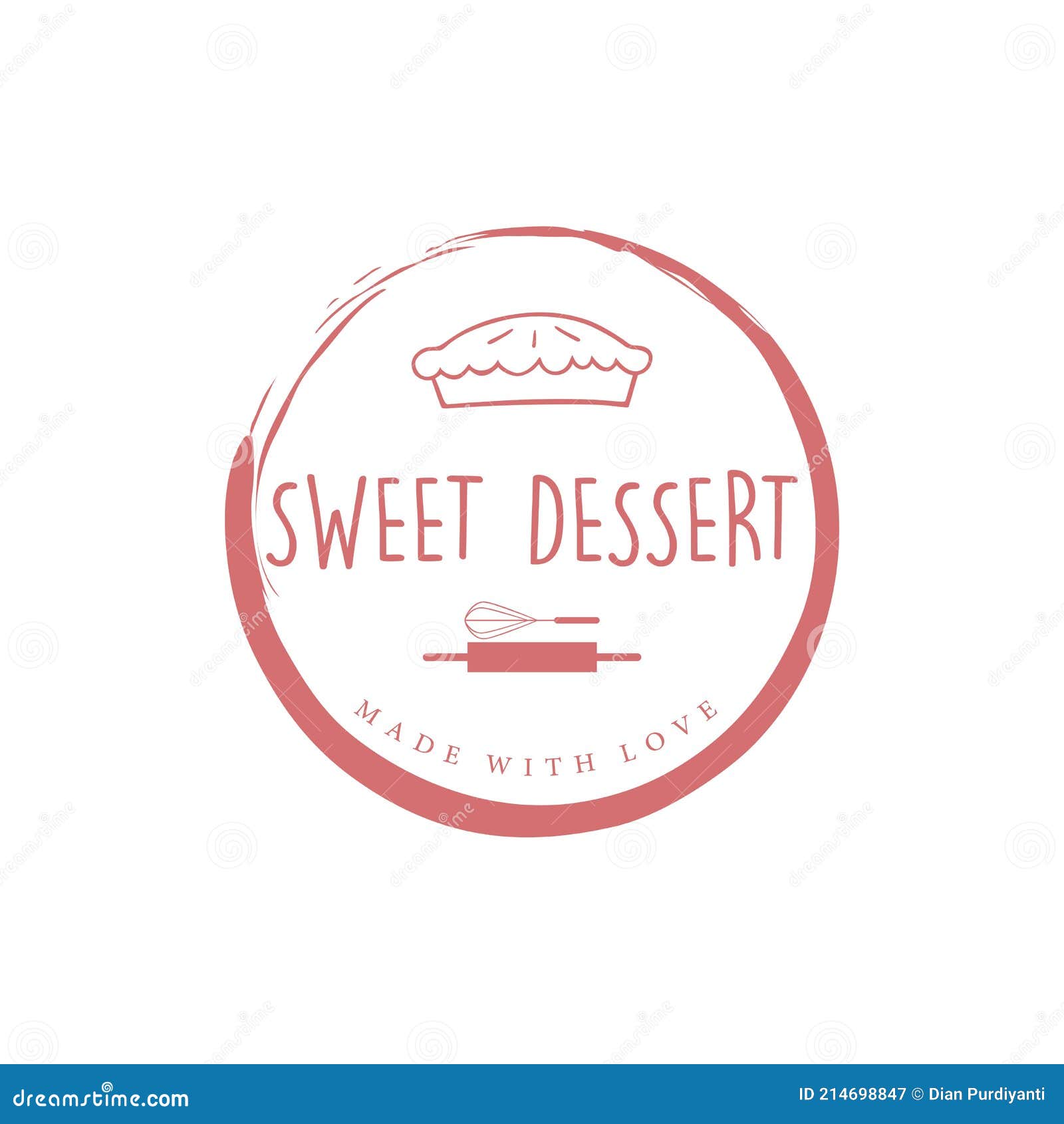 Bakery and Sweet Dessert Logo, Zen Dessert Logo, Simple Dessert Logo ...