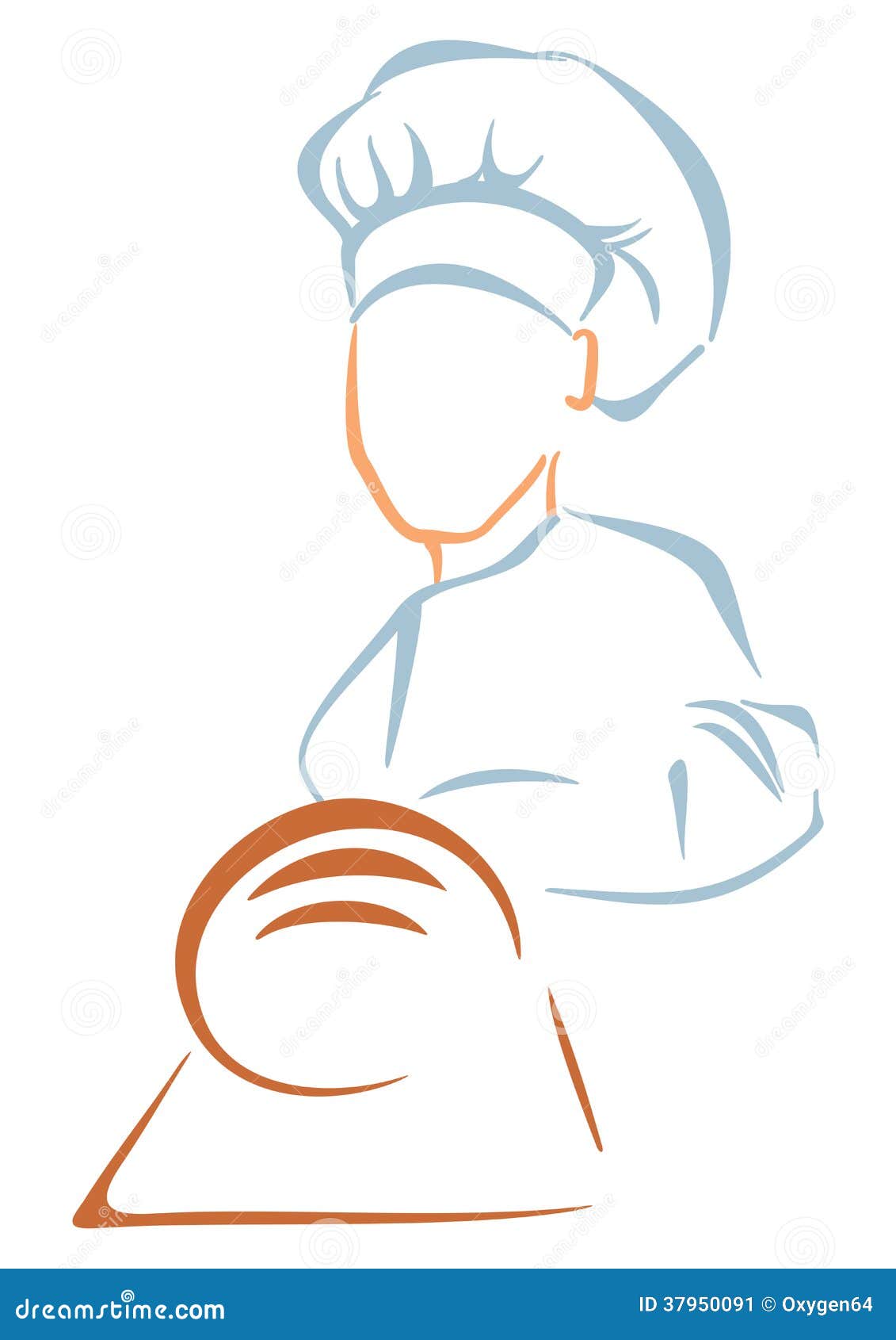 Bakery symbol stock vector. Illustration of plate, tray - 37950091