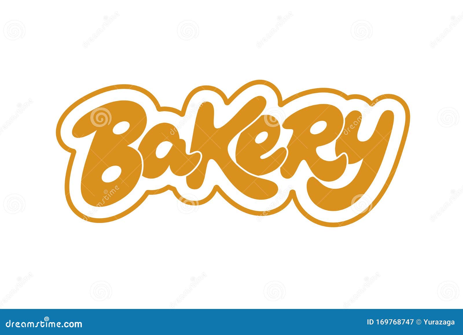 Bakery vector lettering stock vector. Illustration of signage - 169768747