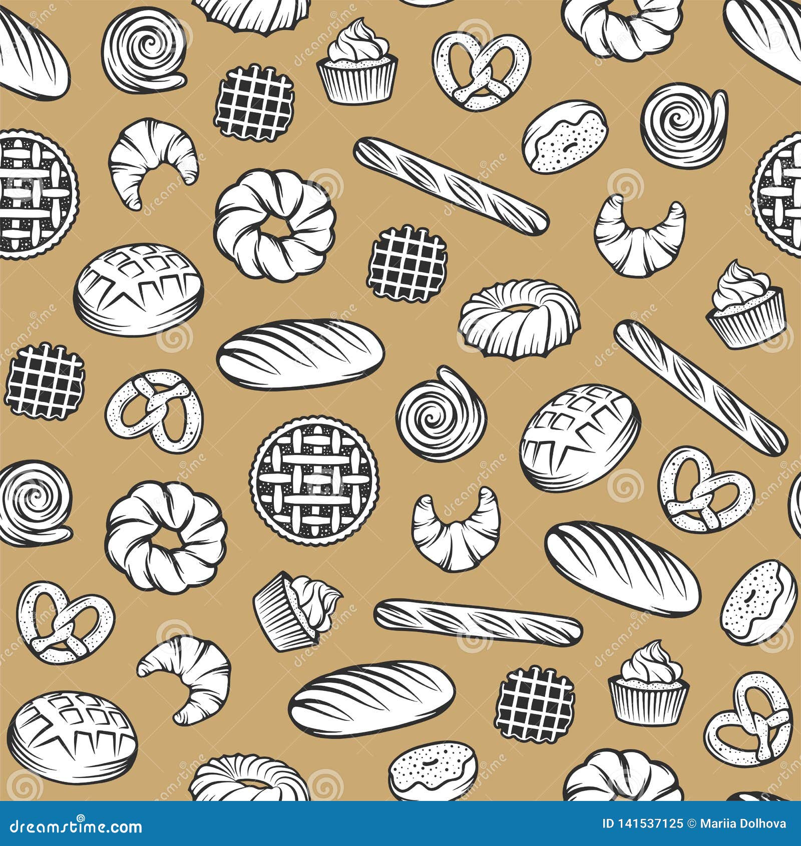 Bread And Pastry Infographics With Bar Graphs Or Charts, World Map ...