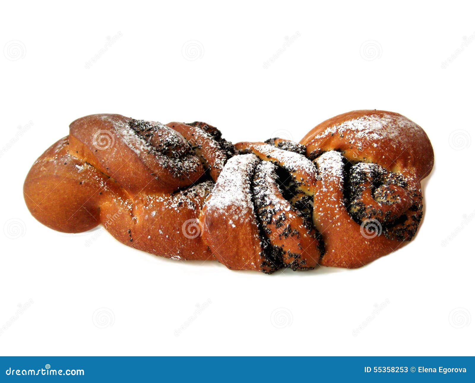 Bakery on a White Background Stock Image - Image of background, seeds ...