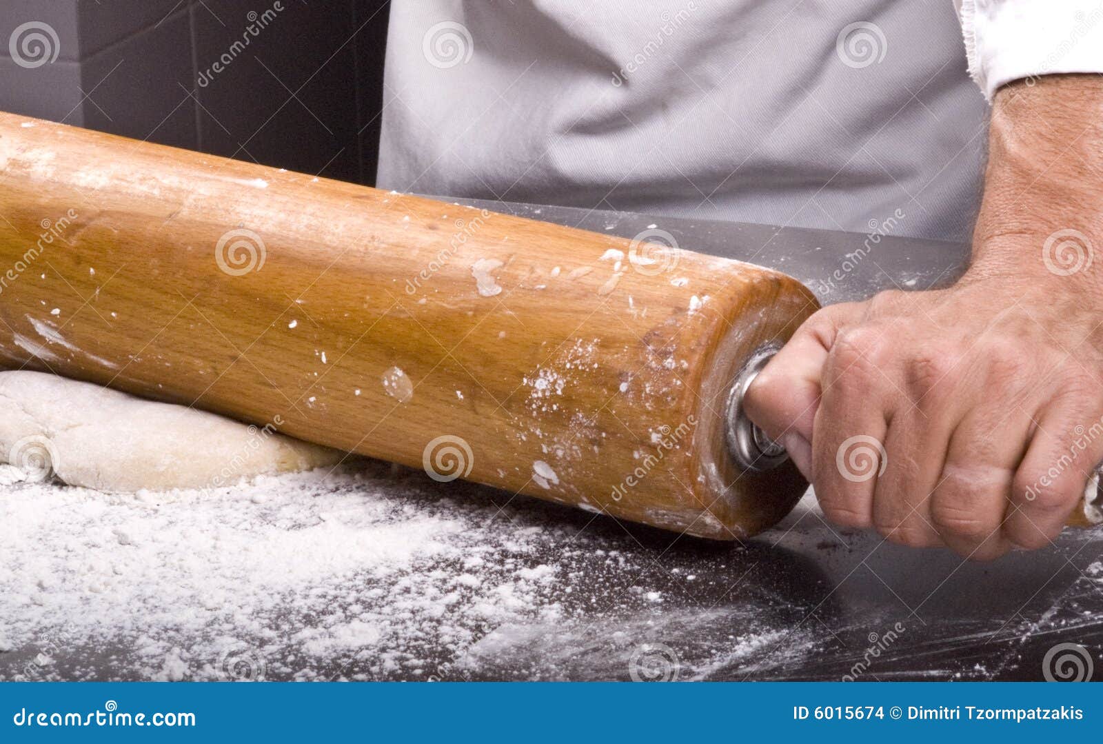 Baking stock photo. Image of baker, dough, hands, bakery - 6015674