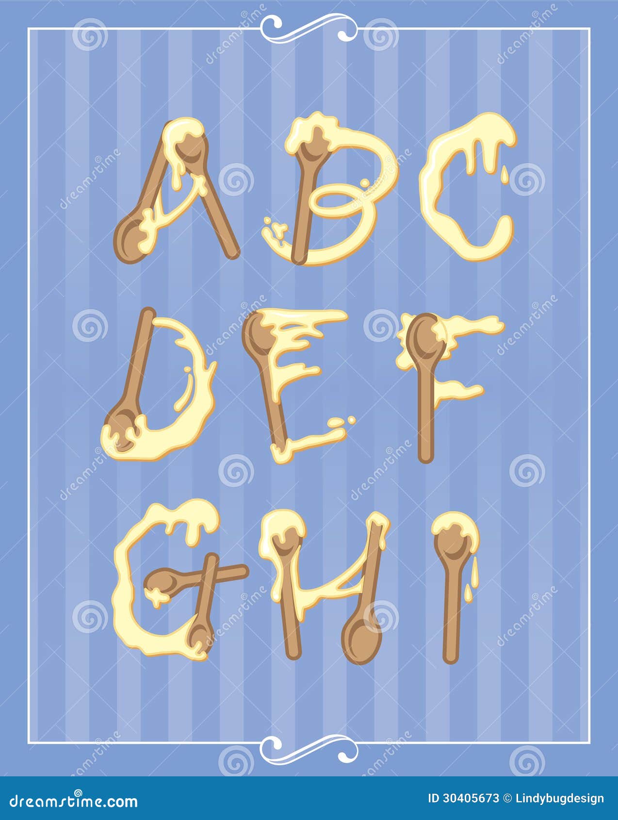 Baking Alphabet stock vector. Illustration of cookies - 30405673