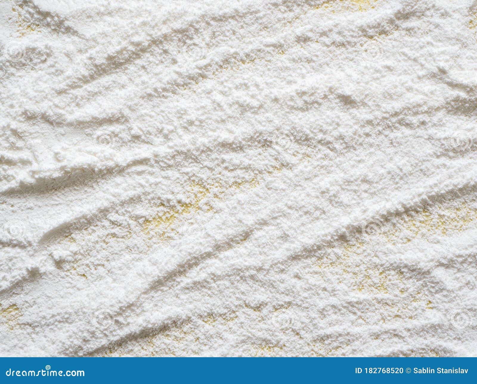 Baking Background with Flour, Top View, Close Up Stock Photo - Image of ...
