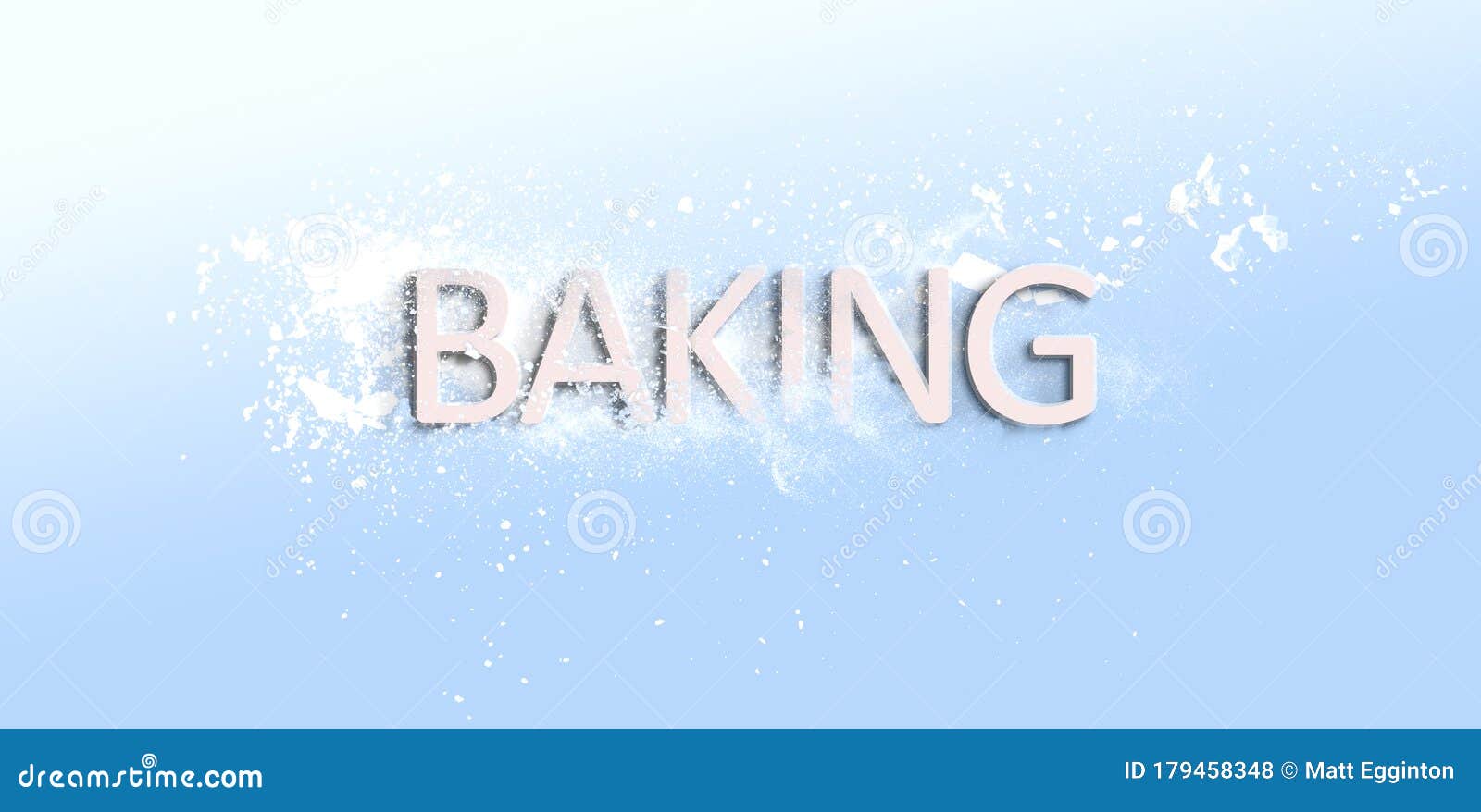 Baking Banner stock photo. Image of bake, cooking, dust - 179458348