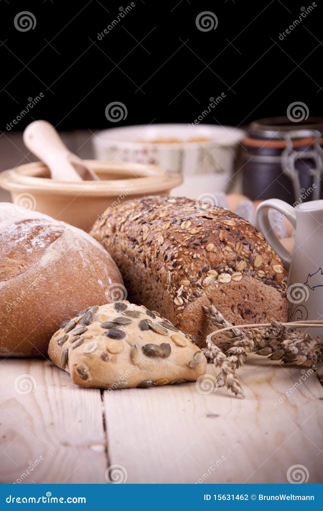 Baking bread! stock photo. Image of bread, food, natural - 15631462