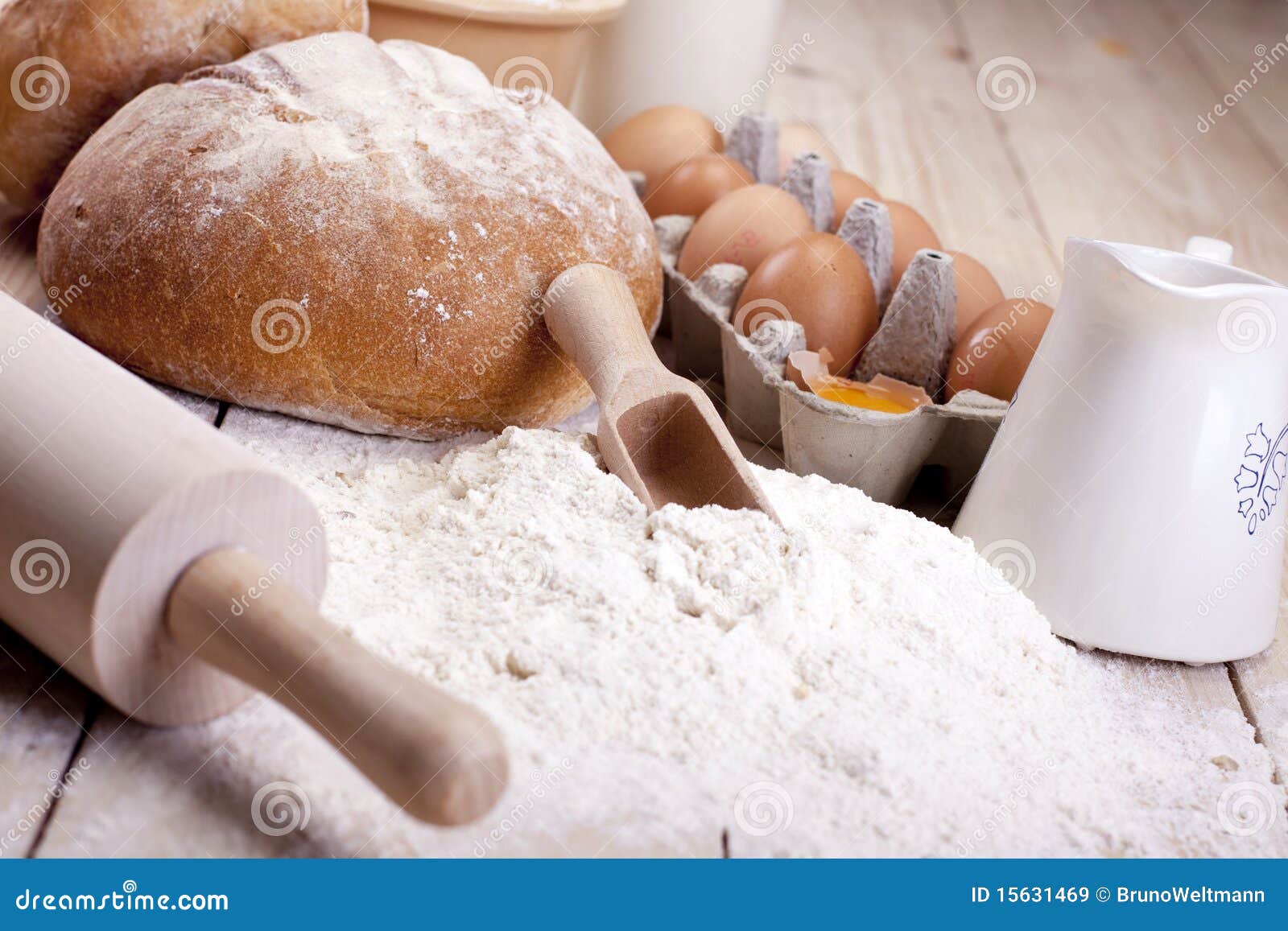 Baking bread! stock image. Image of meal, milk, healthy - 15631469