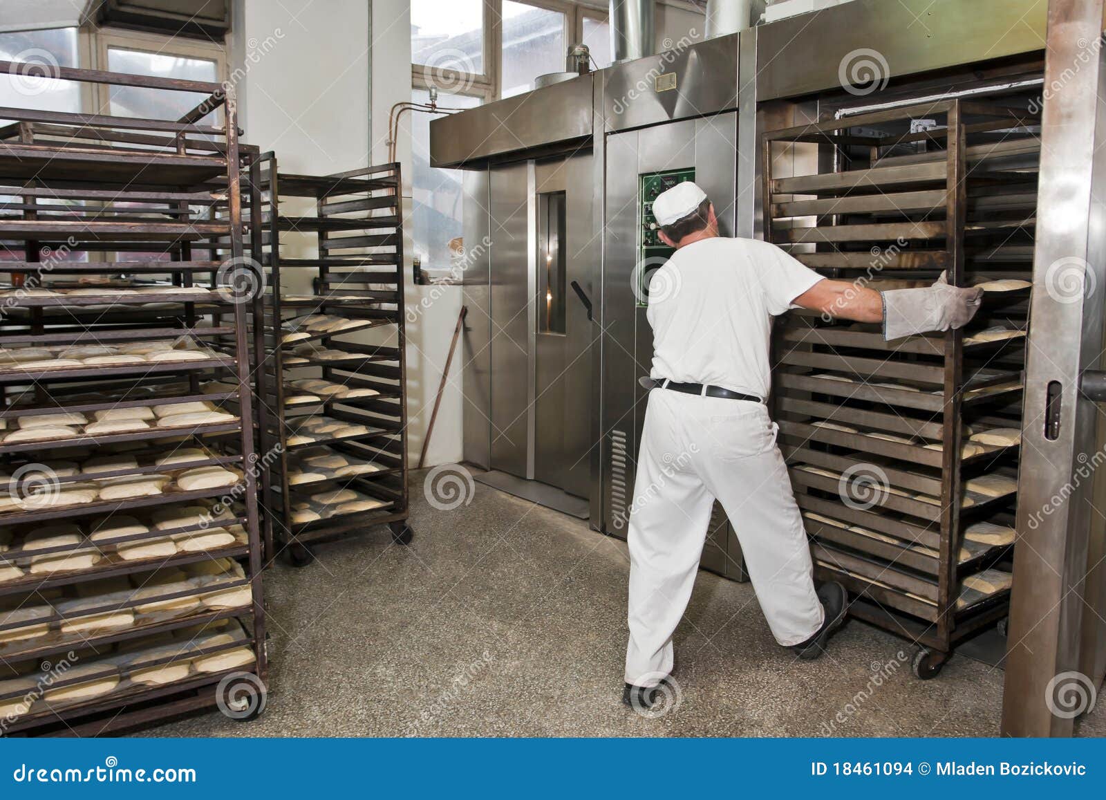 Baking a bread stock photo. Image of activity, flavored - 18461094