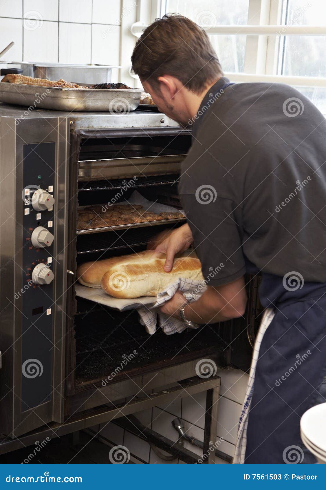 Baking bread stock image. Image of fresh, bread, scent - 7561503