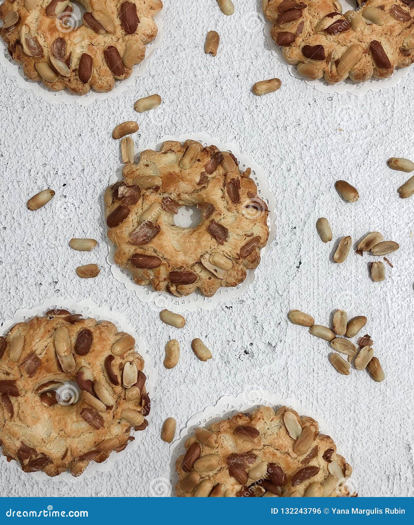 Baking, Cookie with Peanuts Stock Photo - Image of cake, baking: 132243796