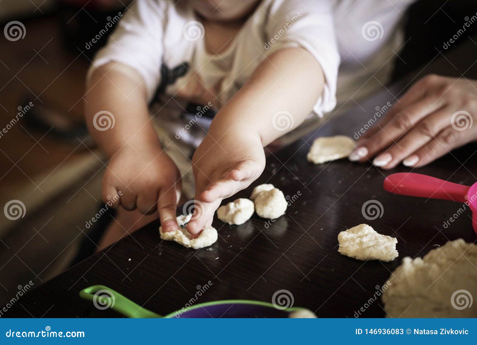 Baking cookies stock image. Image of domestic, cheerful - 146936083
