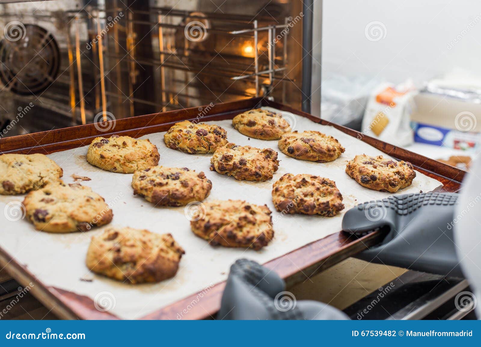 Baking Cookies In Oven
