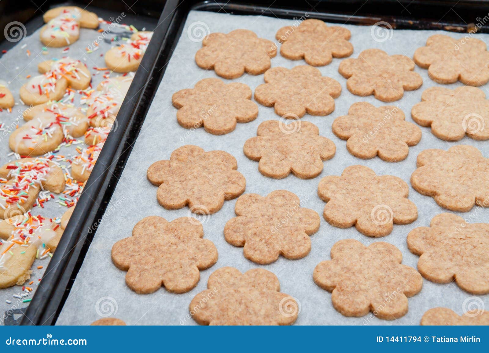 Baking cookies at home stock photo. Image of close, domestic - 14411794