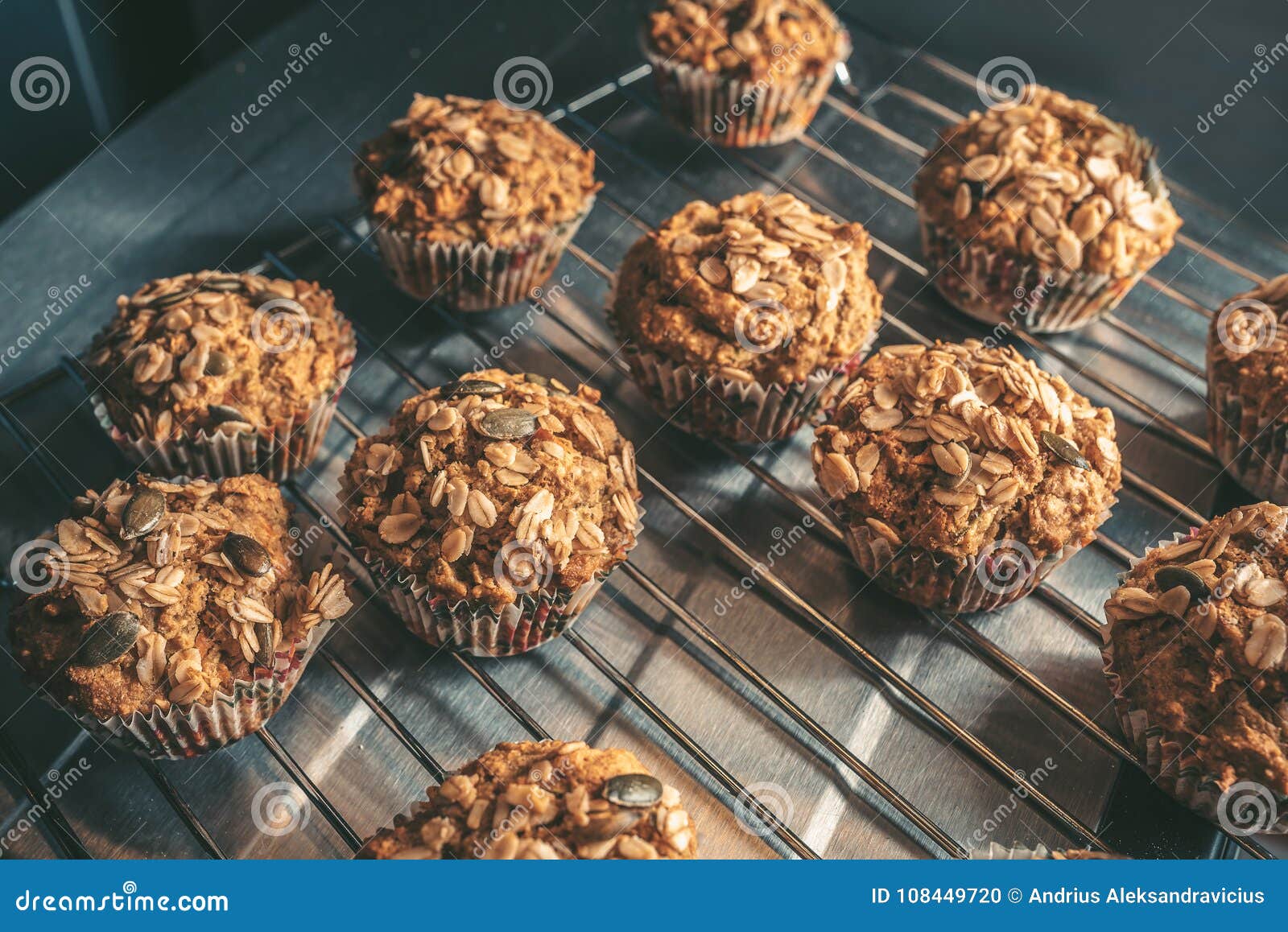 Baking Cupcakes. Cooking Process of Muffins Stock Photo - Image of ...