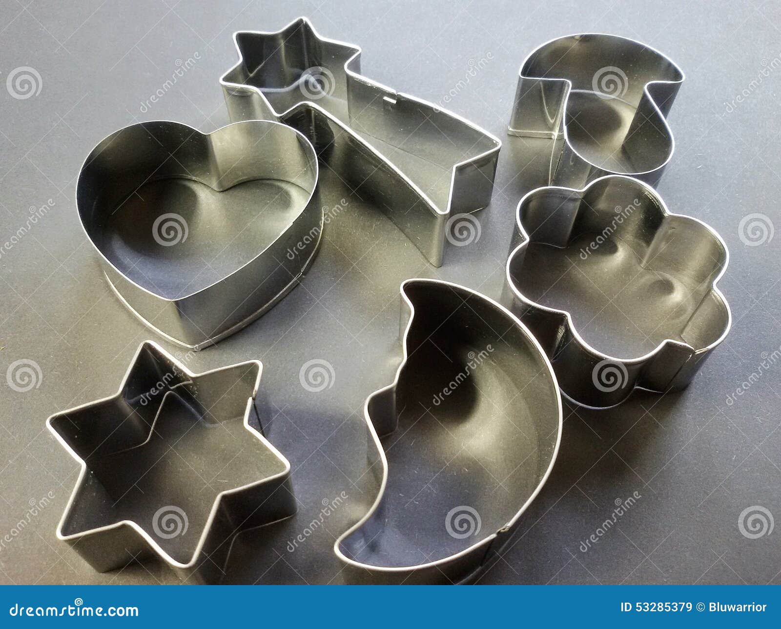 Baking cutters shapes stock image. Image of star, shapes - 53285379