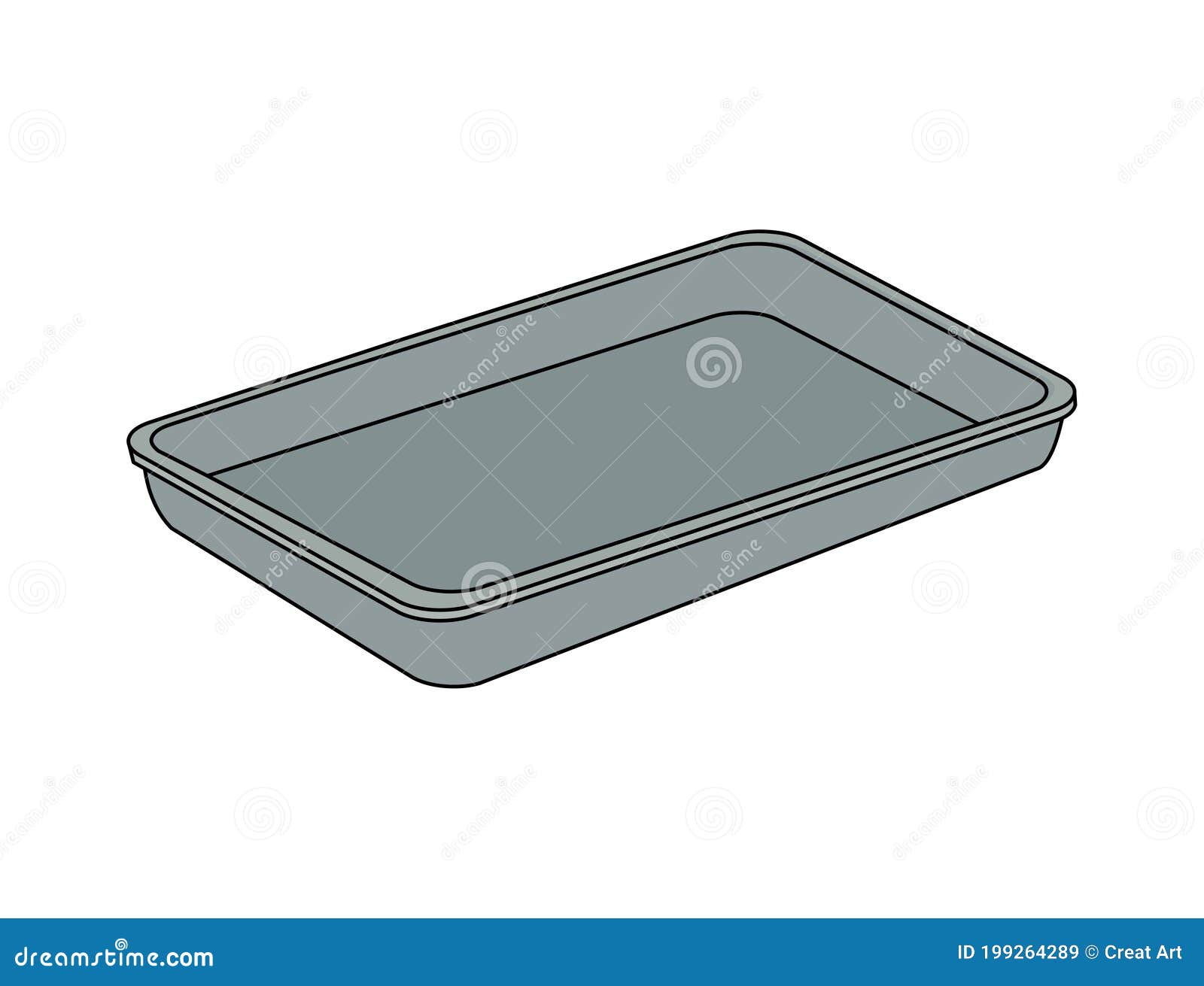 Baking Dish Clip Art Illustration Vector Isolated Stock Vector ...