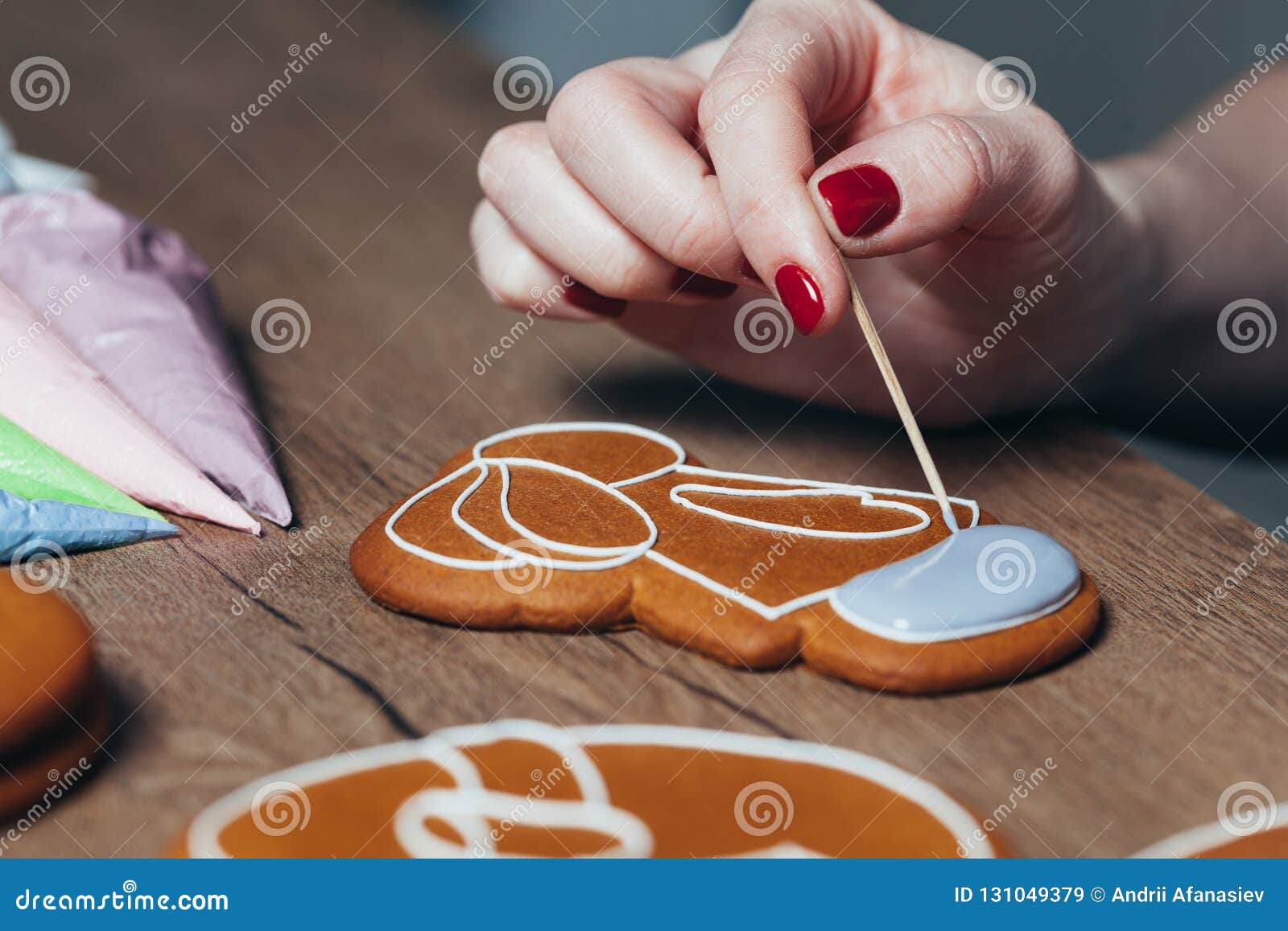 Baking, Draw on Baking, Patterns Horizontal Photo Stock Image - Image ...