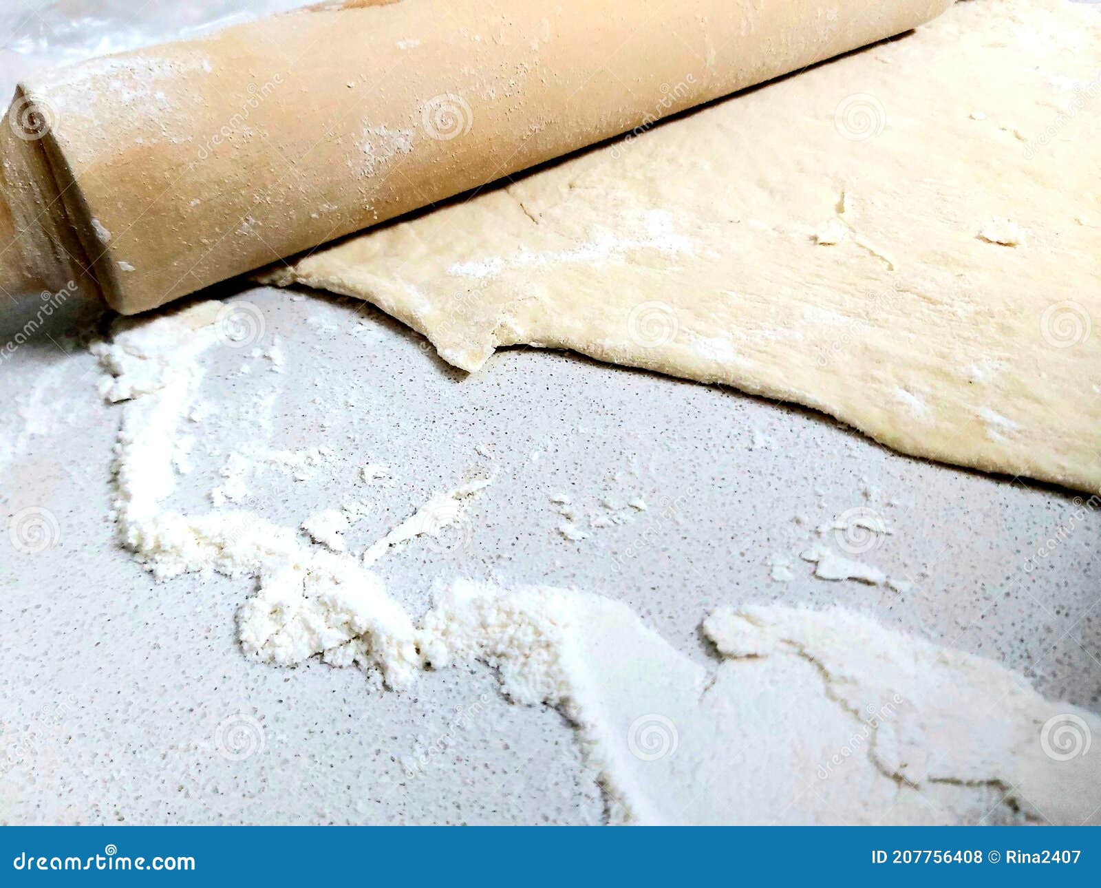 Baking with flour stock photo. Image of baking, flour - 207756408