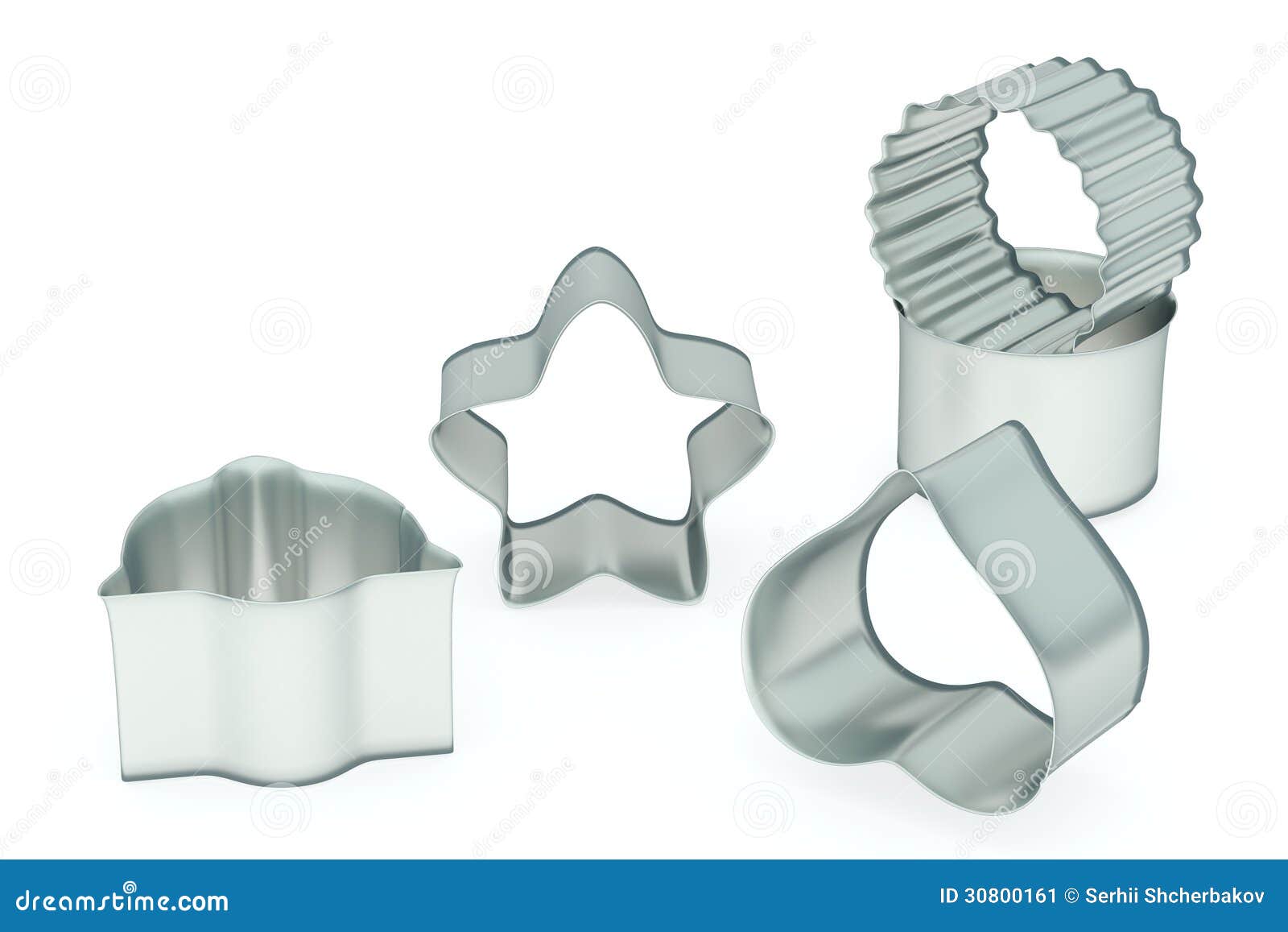 Baking form set stock illustration. Illustration of form - 30800161