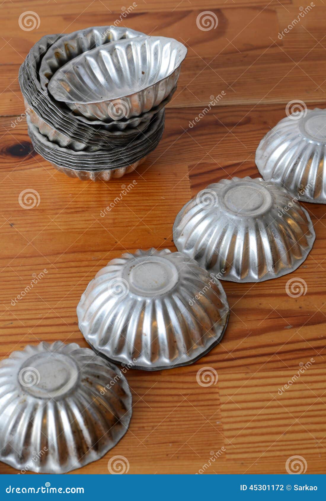 Baking forms stock photo. Image of baking, retro, tool - 45301172