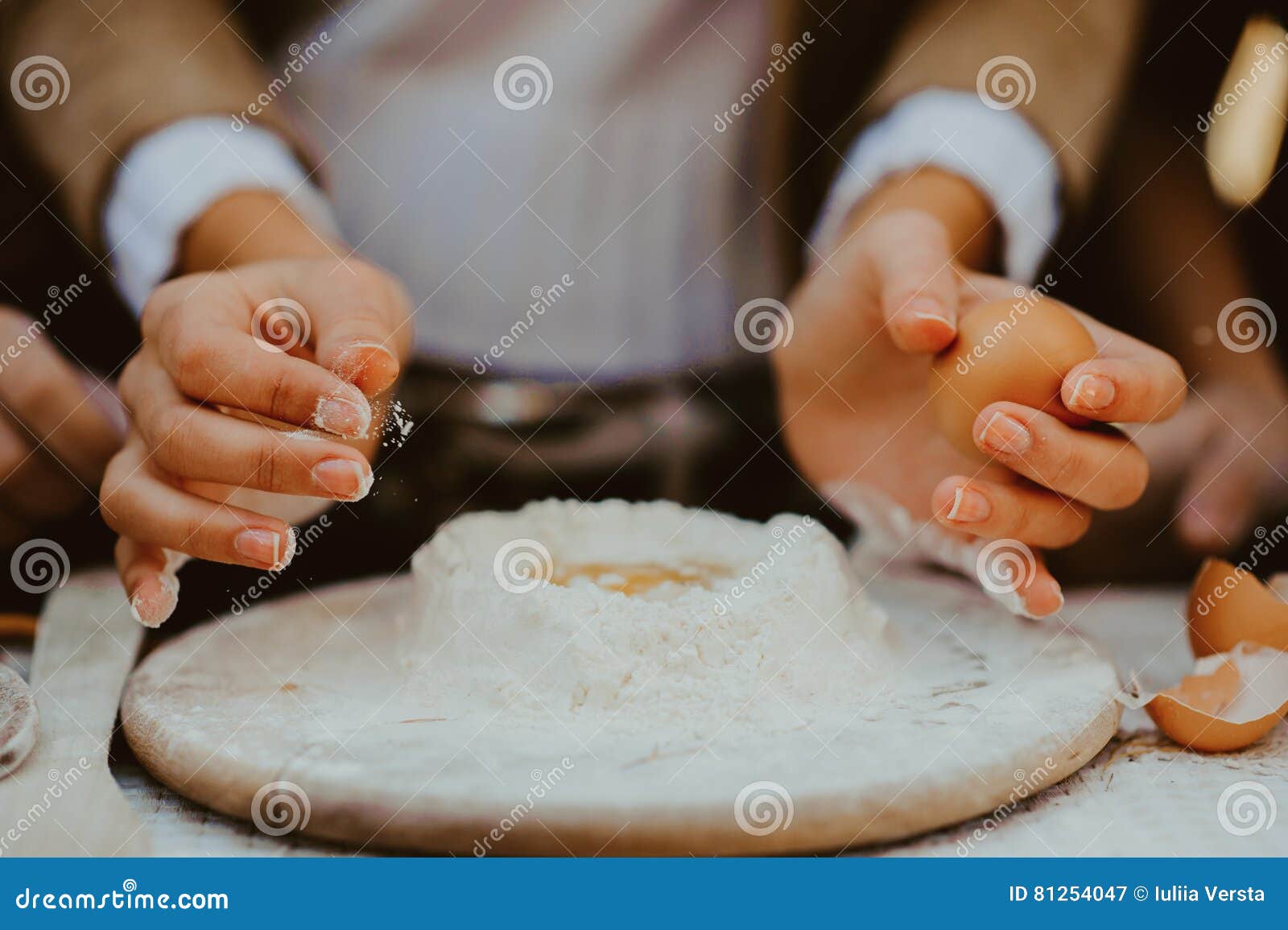 Baking stock image. Image of kitchen, hand, bread, finger - 81254047