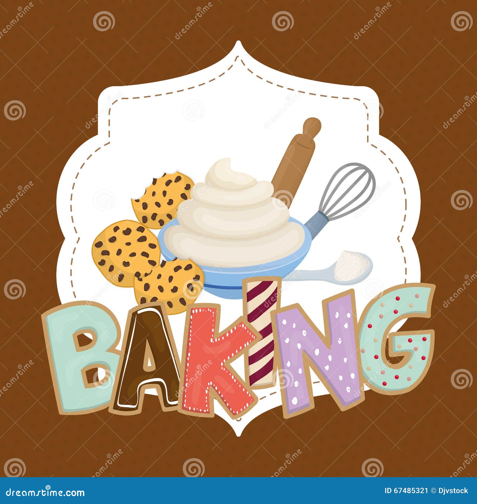 Baking icon design stock vector. Illustration of food - 67485321