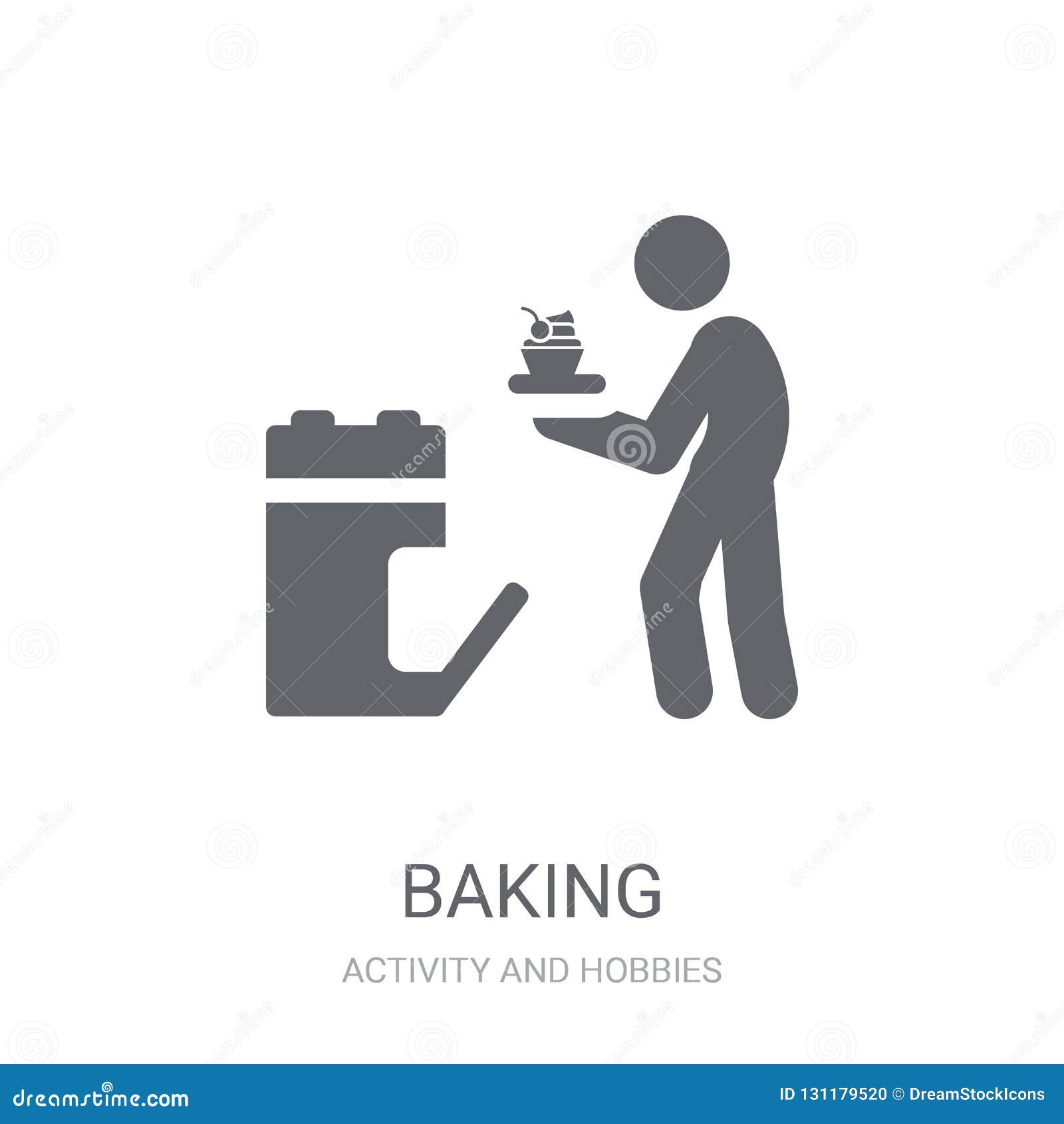 Baking Icon. Trendy Baking Logo Concept on White Background from Stock ...