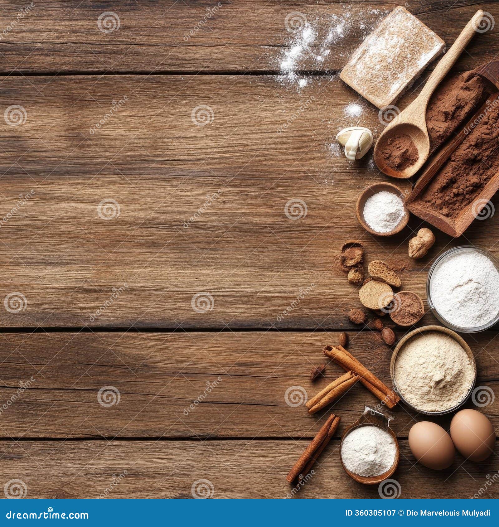 Baking Ingredients Background Stock Image - Image of recipe, texture ...