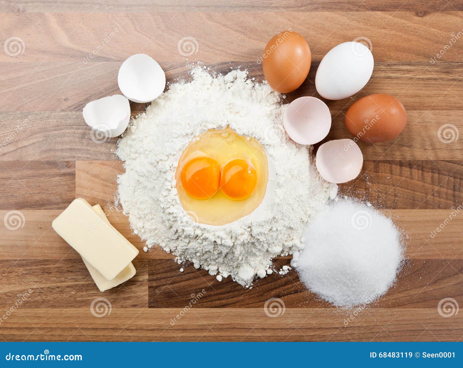 Baking ingredients stock image. Image of noodles, dough - 68483119