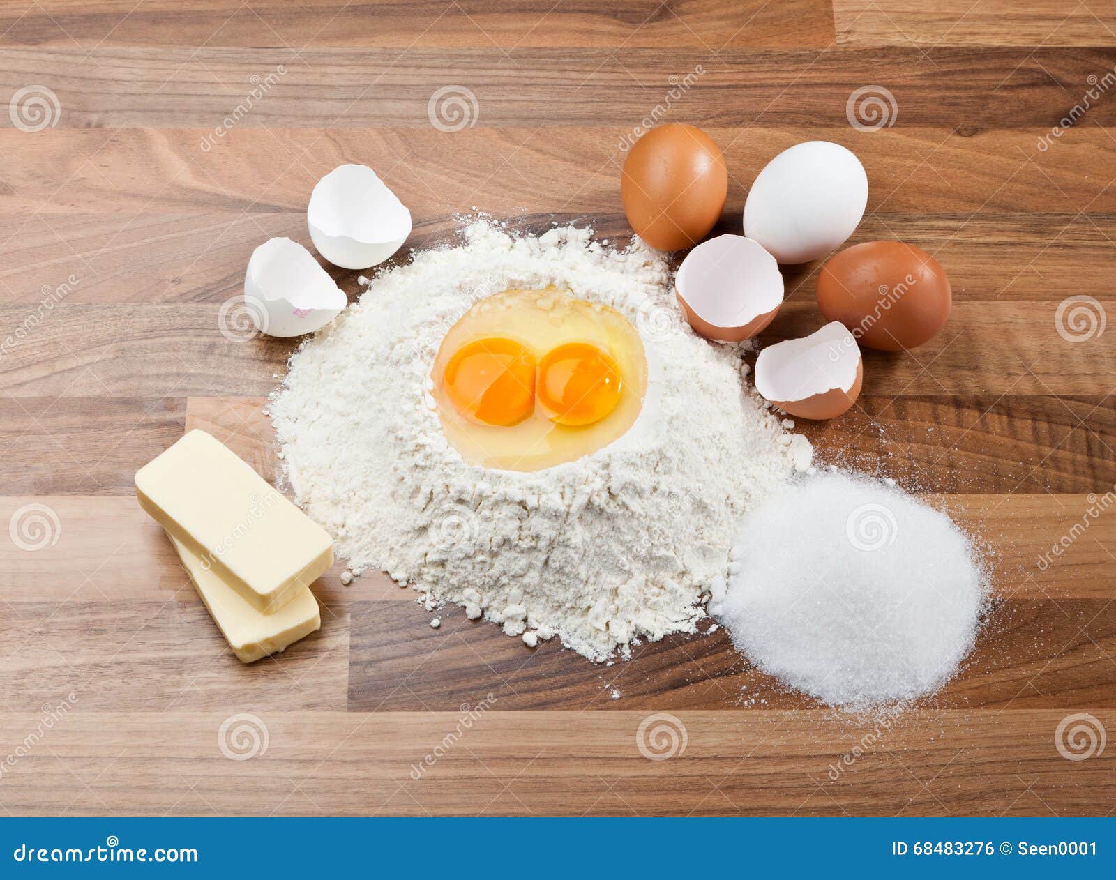 Baking ingredients stock photo. Image of bread, maker - 68483276