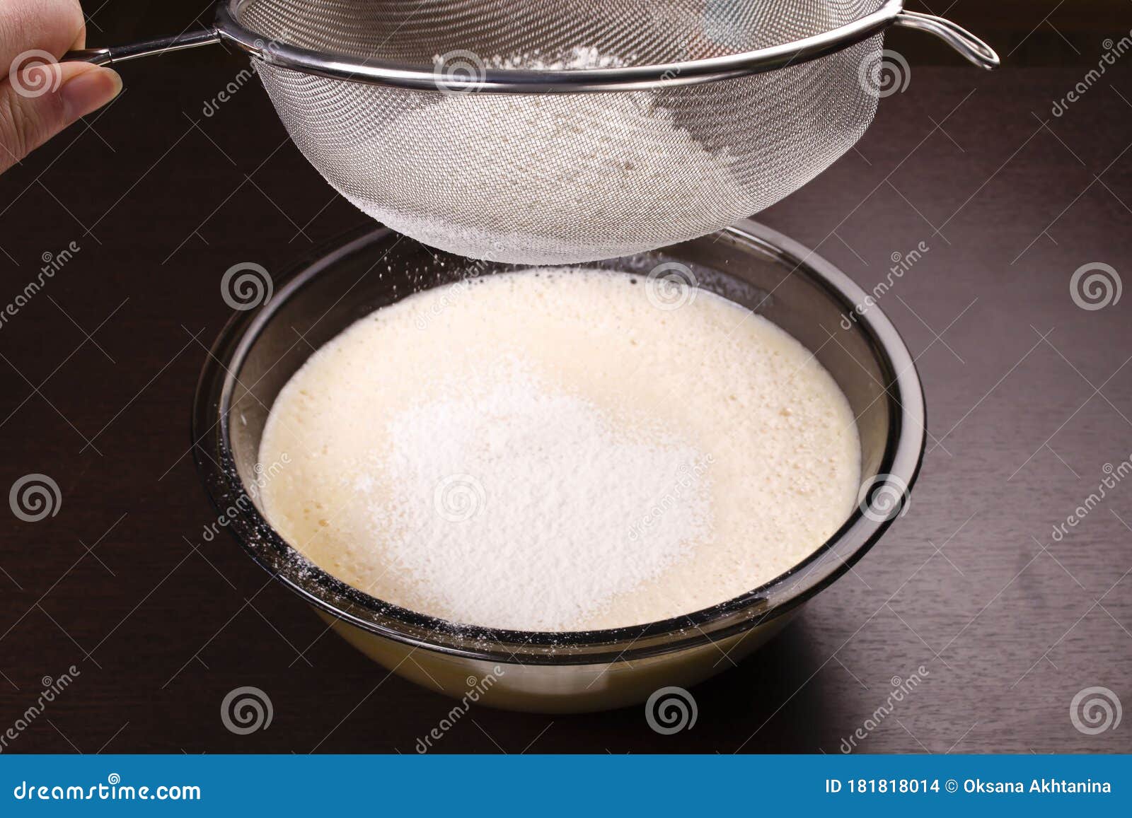 Baking Ingredients and Utensils for Cooking Sponge Cake Stock Photo ...