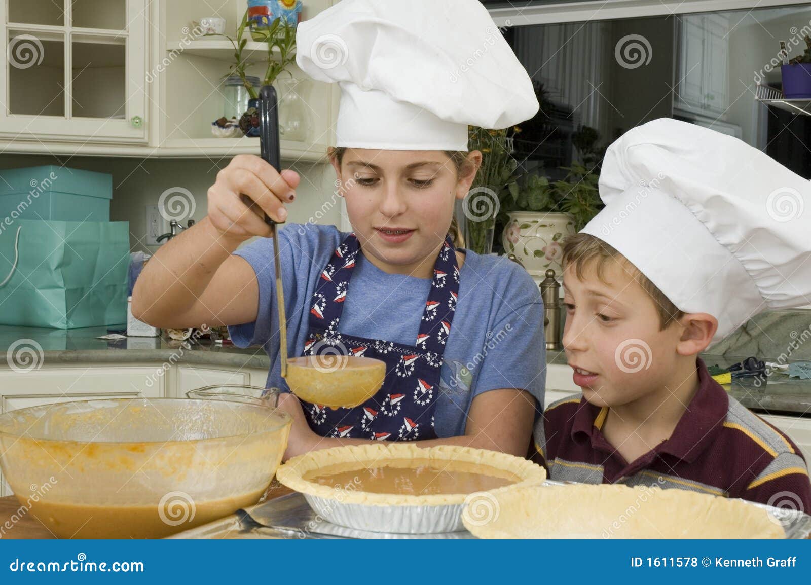 Baking a pie 5 stock photo. Image of sister, young, cook - 1611578