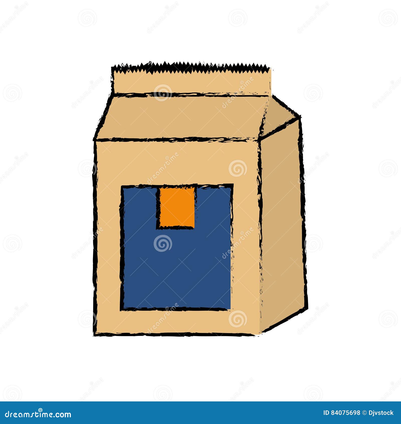 Baking powder bag stock illustration. Illustration of food - 84075698