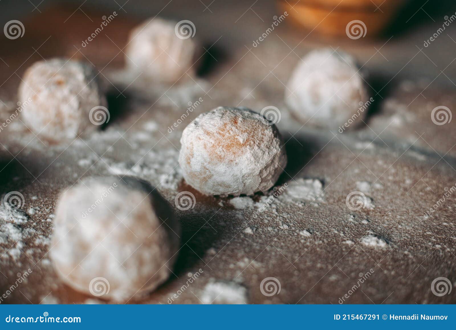 The Baking Process of Baking Pies and Cookies in the Kitchen Stock ...