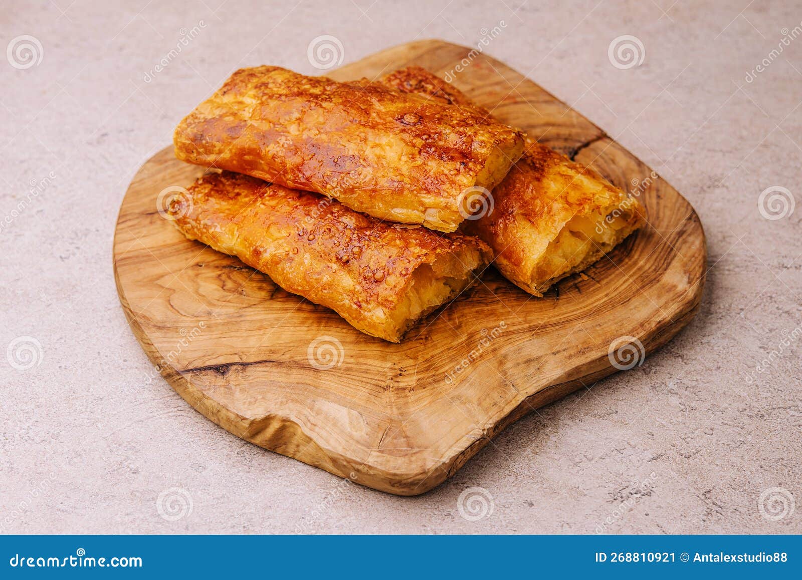 Baking From Puff Pastry. Puffs For Breakfast Or Snack With Sesame Seeds ...
