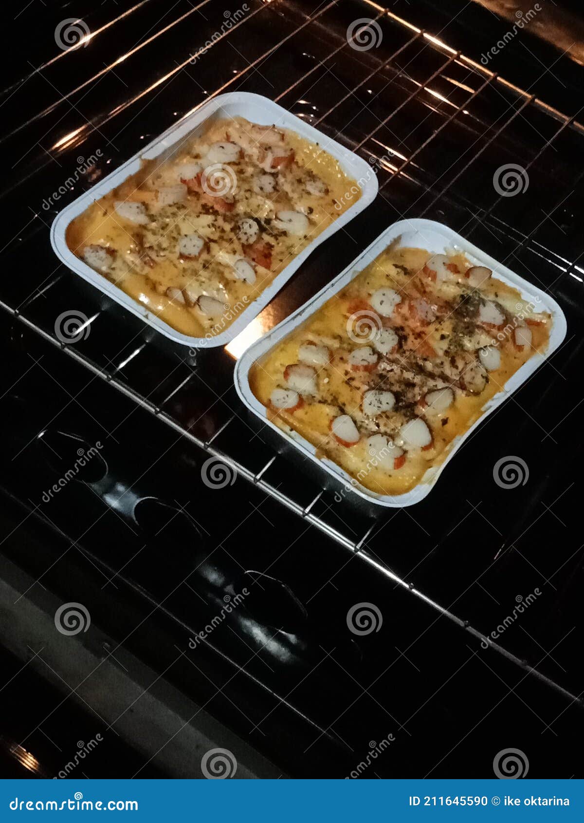 Baking Rice Mentai stock photo. Image of meal, baking - 211645590